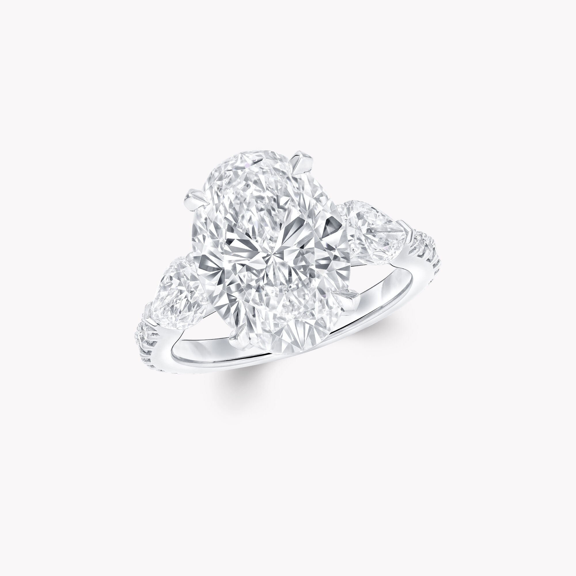 Promise Oval Diamond High Jewellery Ring, Platinum - Graff