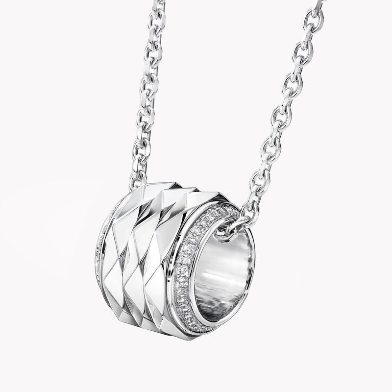 Laurence Graff Signature Spinning Diamond Pendant, White Gold - Graff