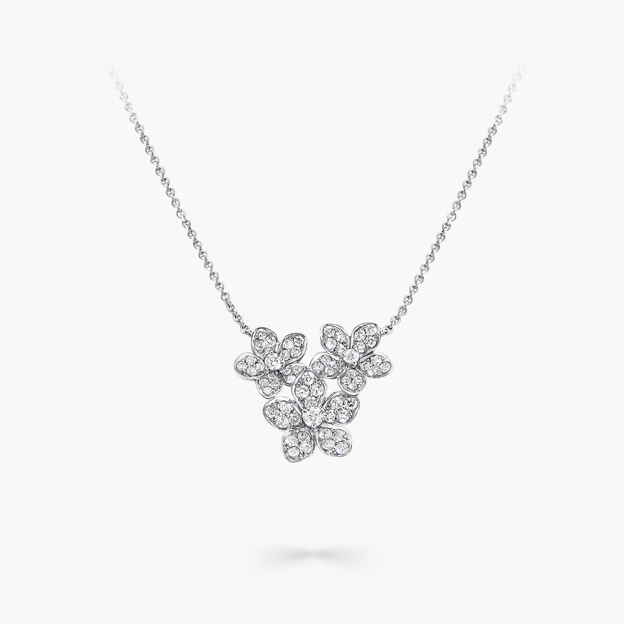 Wild Flower diamond cluster pendant, Diamond | Graff