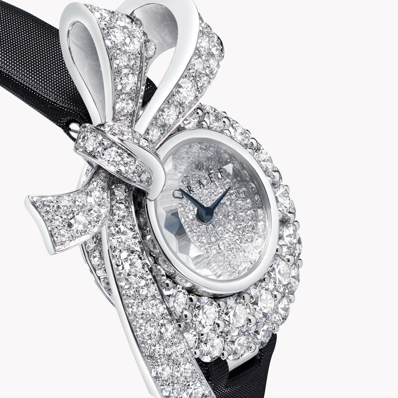 Tilda's Bow Diamond Watch, White Gold - Graff