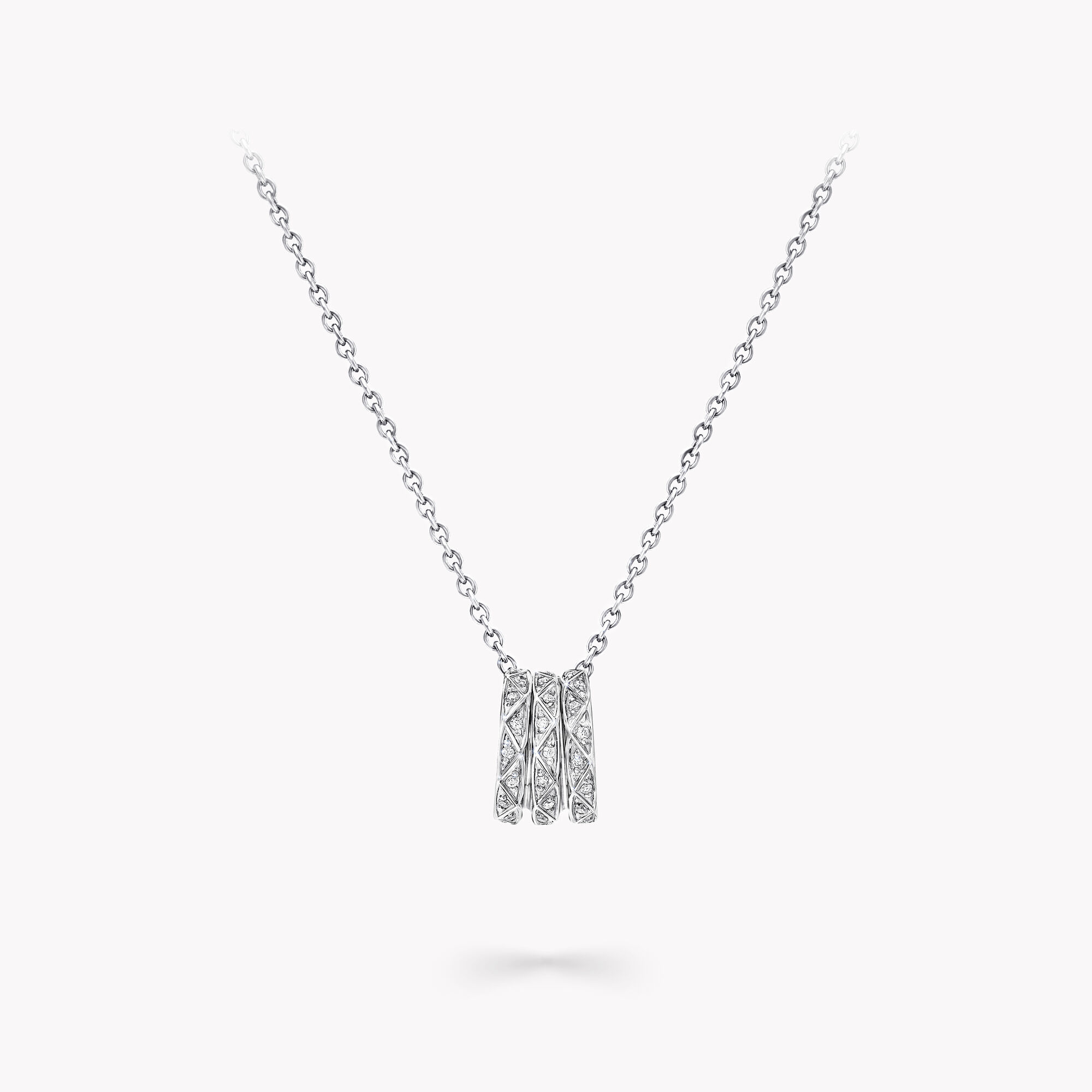 Laurence Graff Signature Pavé Diamond Pendant, White Gold - Graff