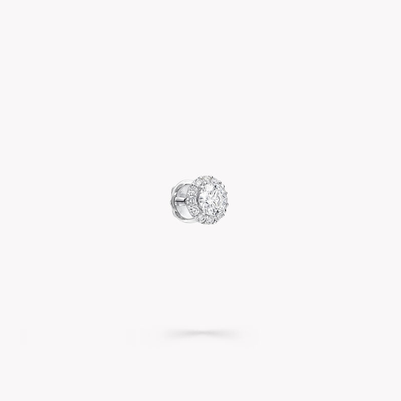 Icon Round Diamond Stud Earrings, White Gold - Graff