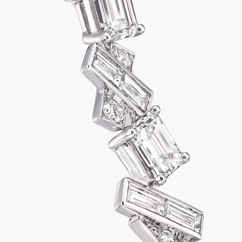 Threads Diamond Bracelet, White Gold - Graff