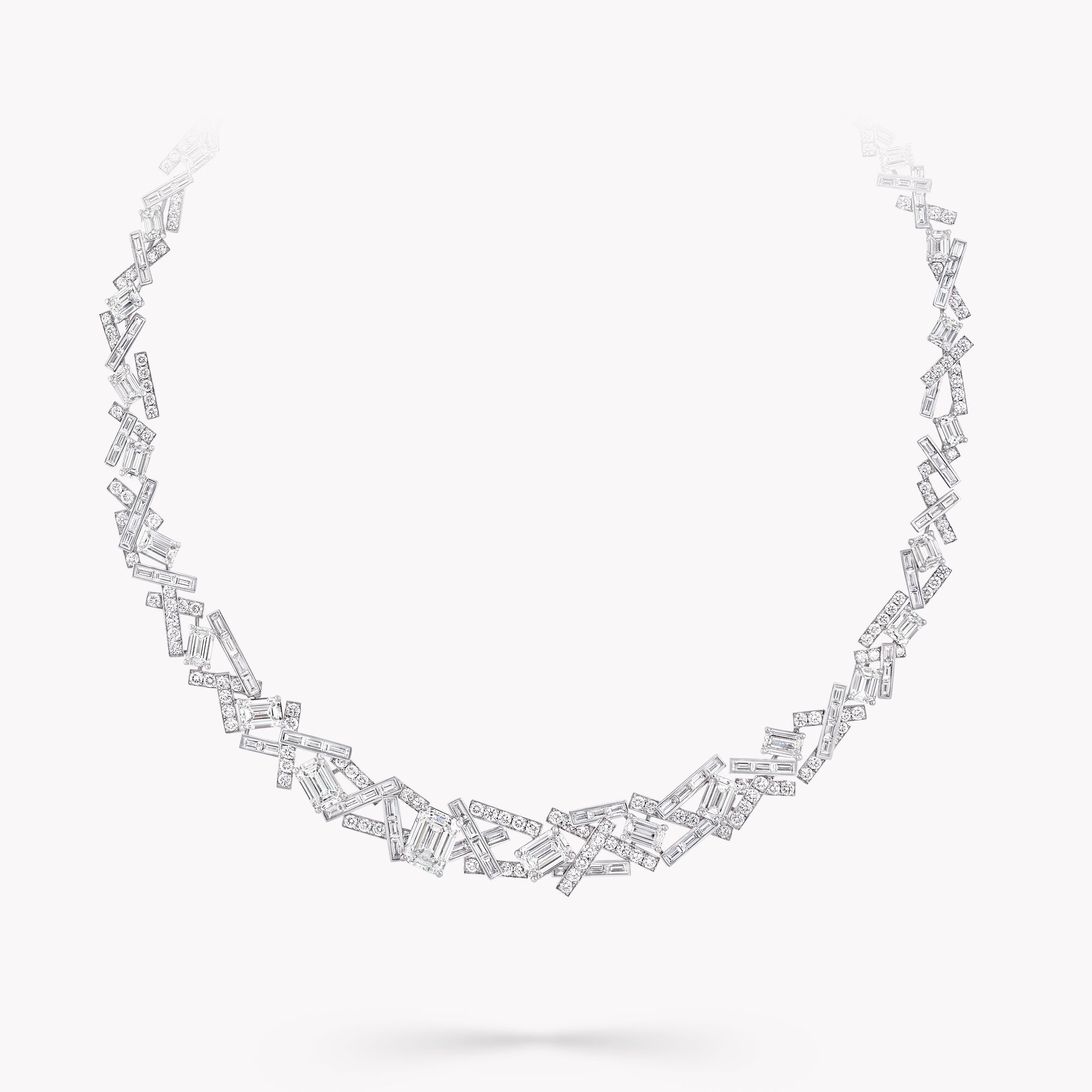 Threads Diamond High Jewellery Necklace, White Gold - Graff