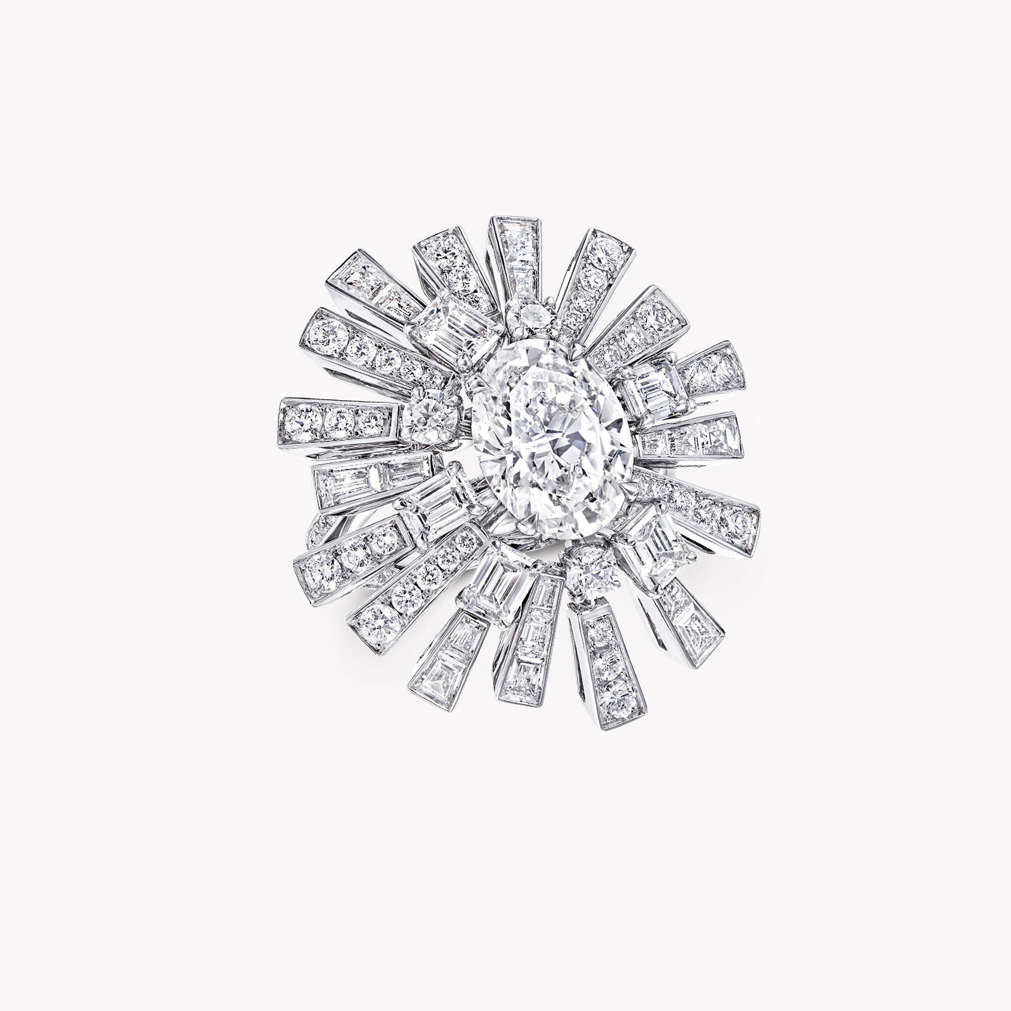 New Dawn Diamond High Jewellery Ring, White Gold | Graff