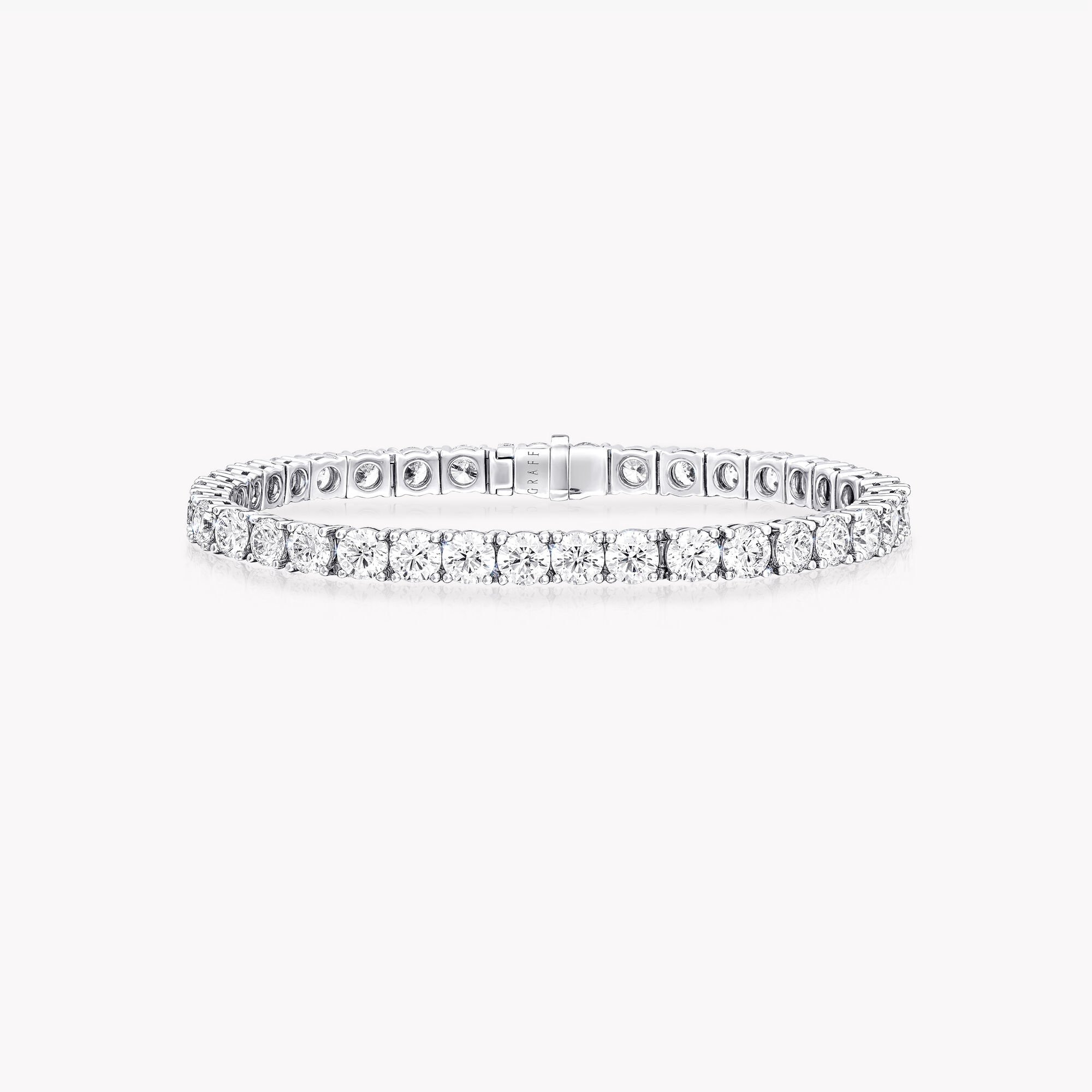 Round Diamond Bracelet, White Gold - Graff