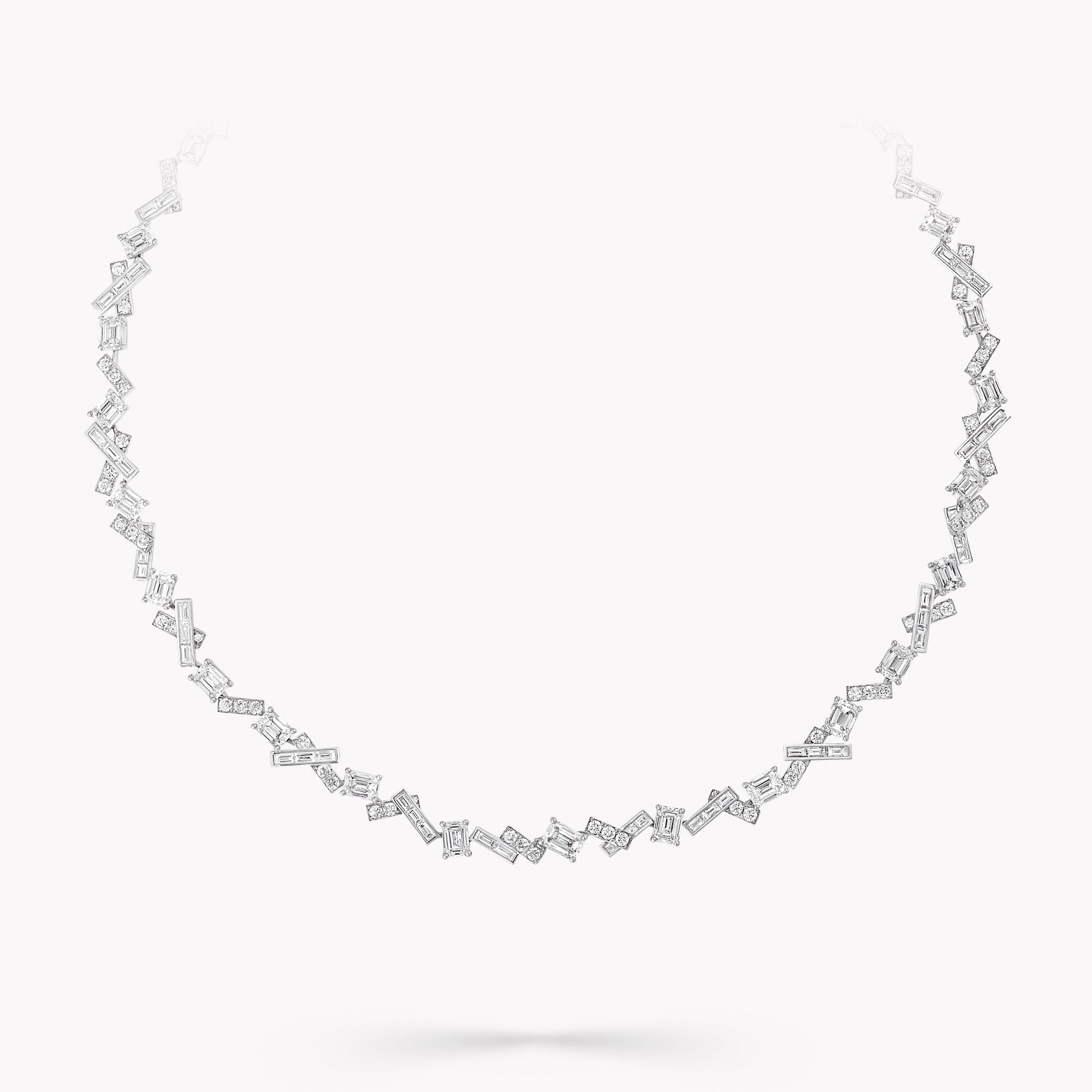 Threads Diamond Necklace, White Gold - Graff