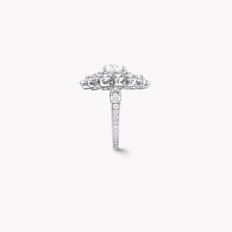 Graff Gateway Classic Pavé Diamond Ring, White Gold - Graff