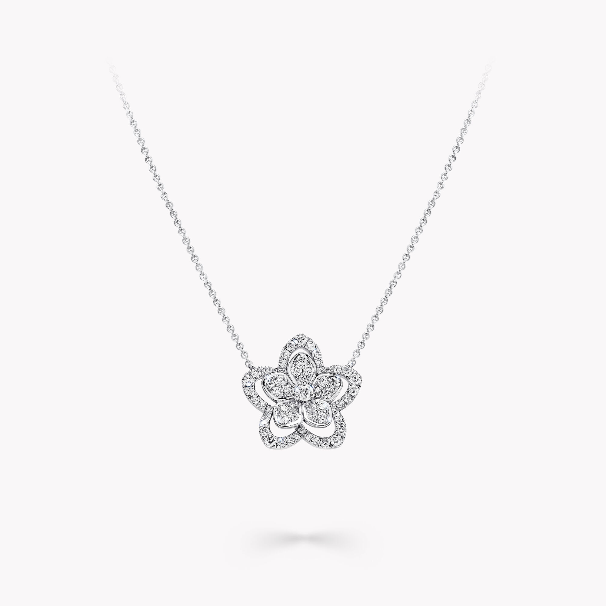 Wild Flower diamond pendant, Diamond | Graff