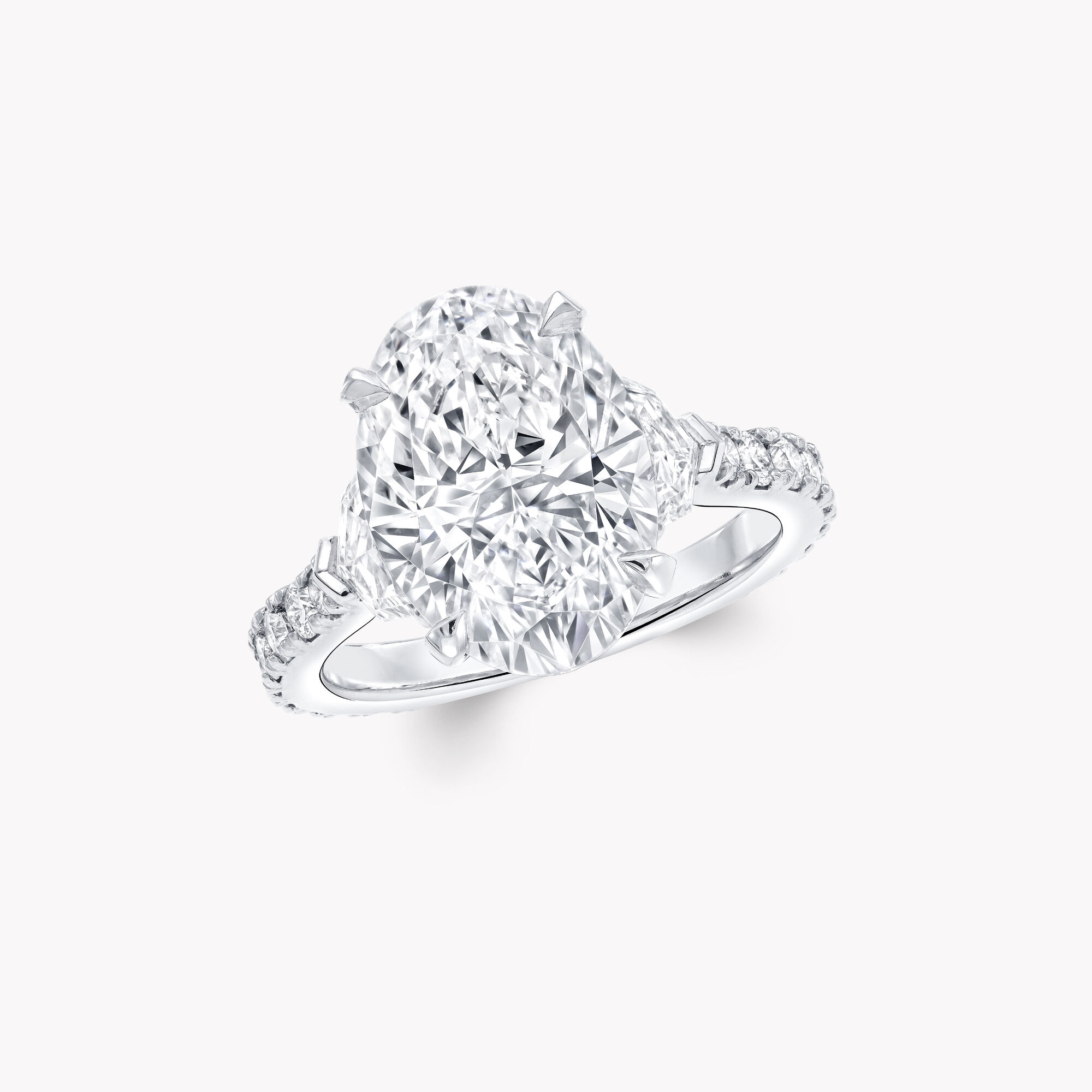Promise Oval Diamond High Jewellery Ring, Platinum - Graff
