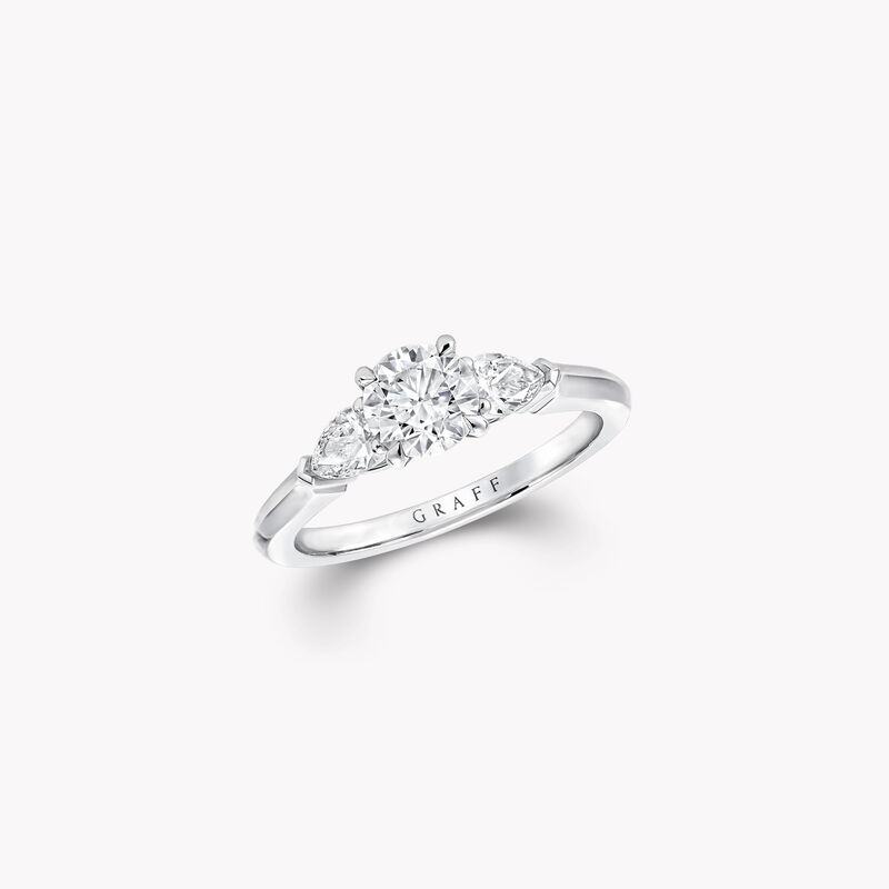 Promise Round Diamond Engagement Ring, Platinum - Graff