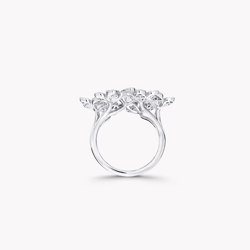 Wild Flower Large Diamond Cluster Ring, white gold - Graff