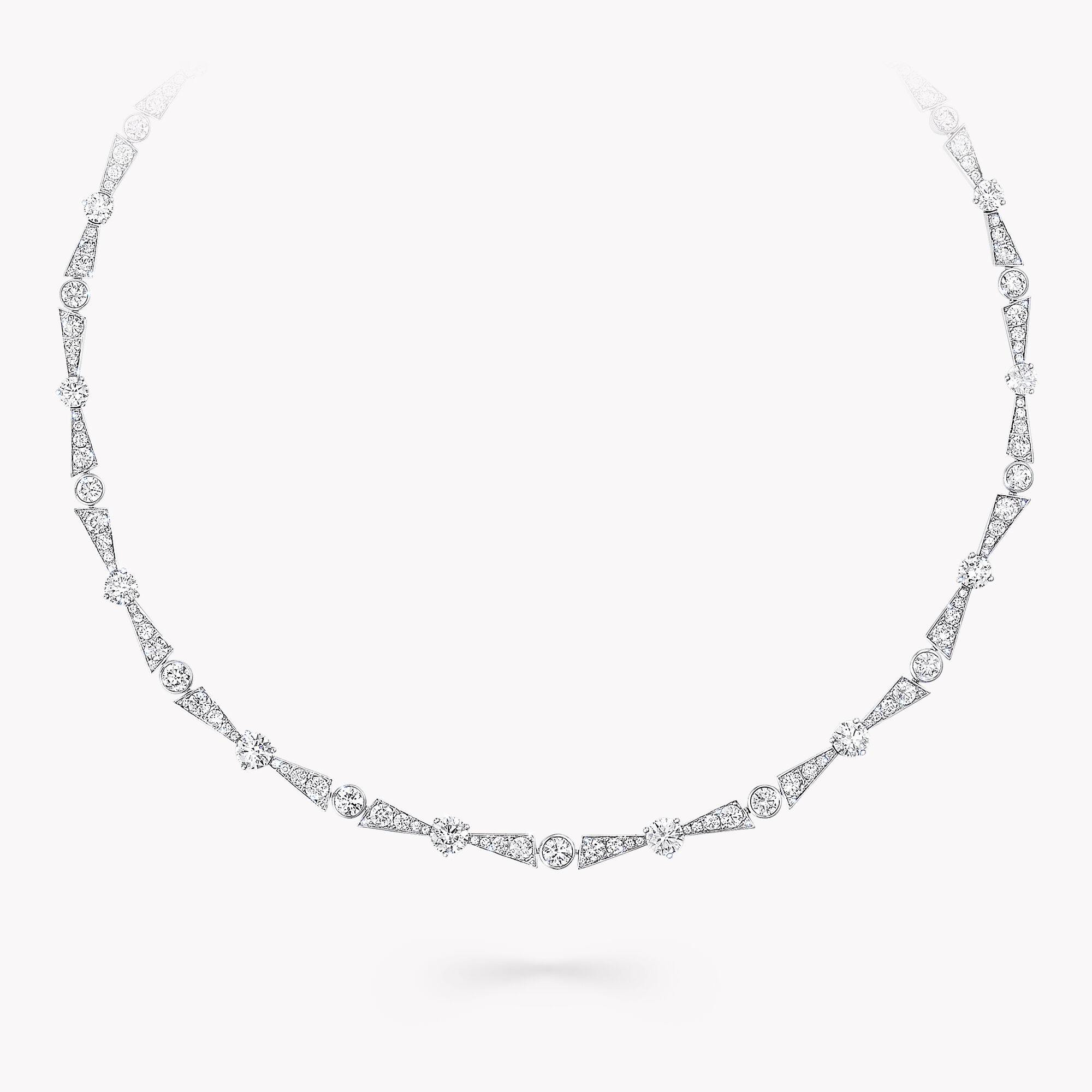 New Dawn Diamond Line Necklace