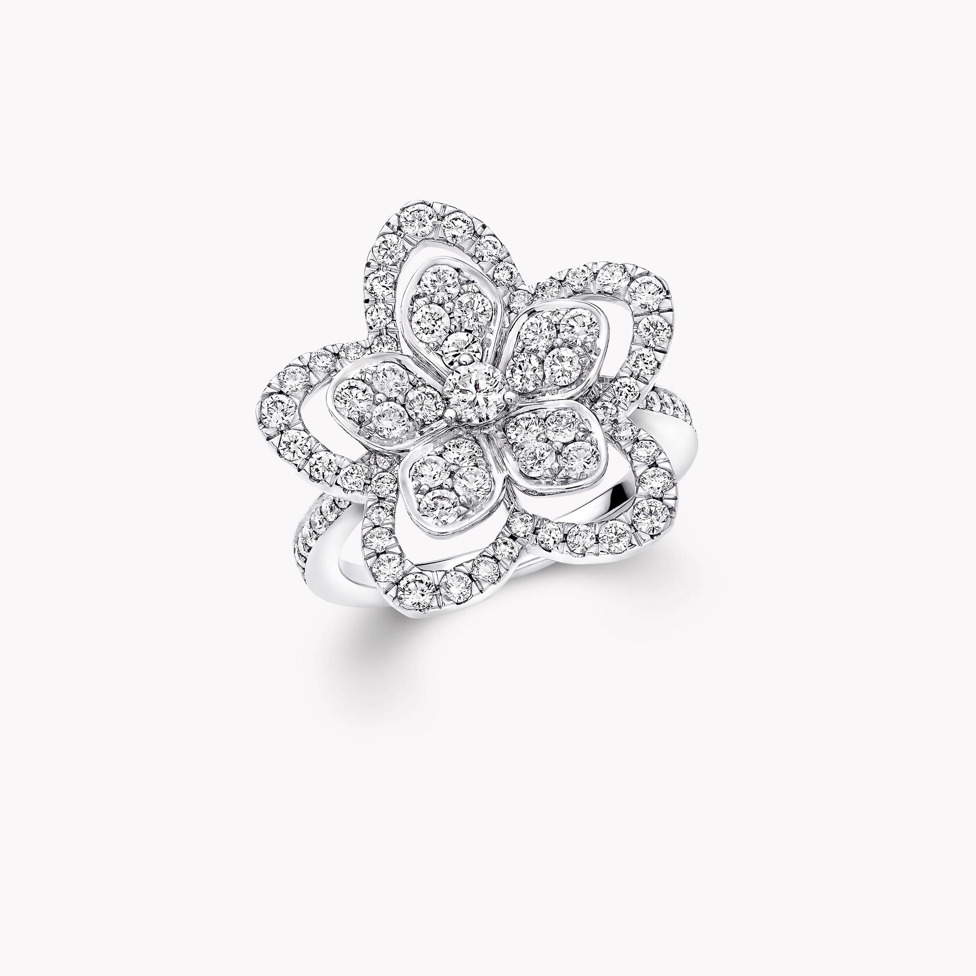 Wild Flower large diamond ring, Diamond | Graff