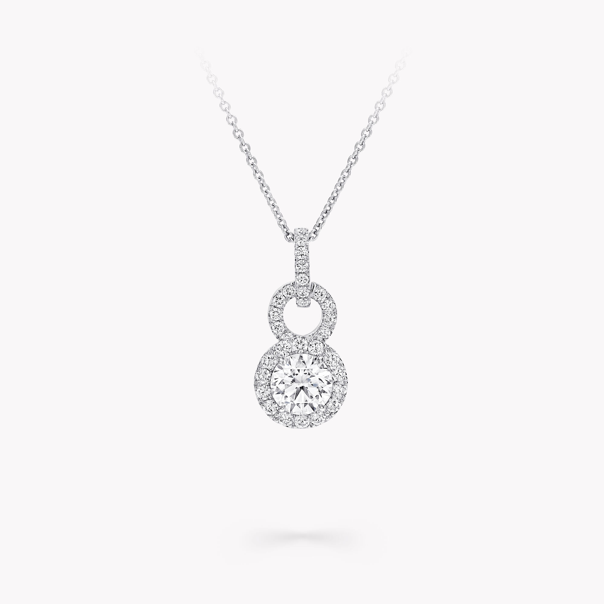 Icon 8 Round Diamond Pendant , - Graff