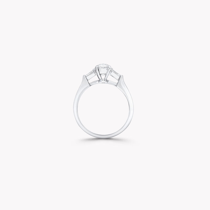 Promise Oval Diamond Engagement Ring, Platinum - Graff